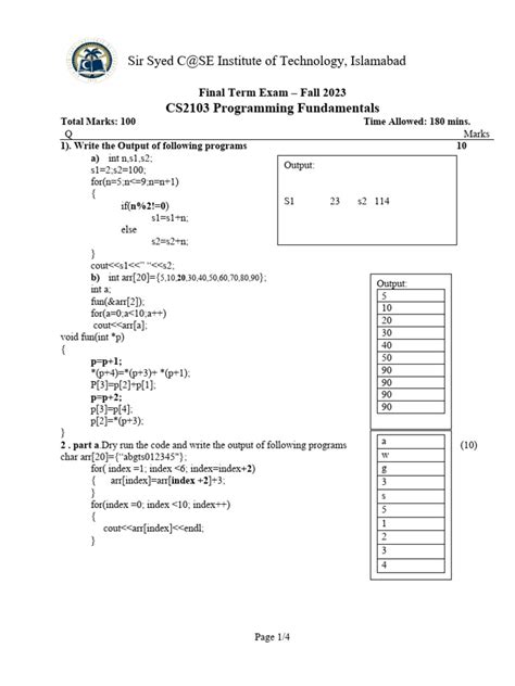 pf final term exam fall 2023 soultion download free pdf software engineering computer