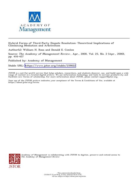 Hybrid Ica Pdf Mediation Arbitration