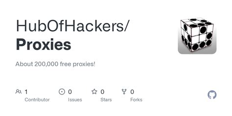 GitHub HubOfHackers Proxies About Free Proxies