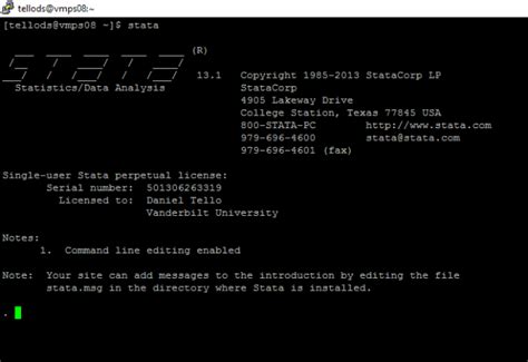 How To Use Stata Social Science Cluster