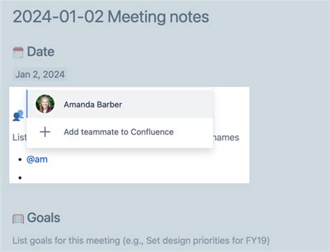 Take Effective Meeting Notes In Confluence 📝 Atlassian Community