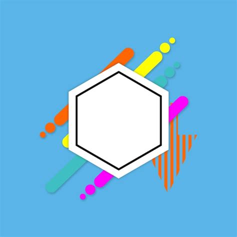 Premium Psd Minimalistic Abstract Geometric Border