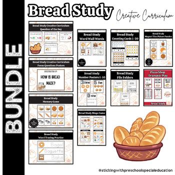Bread Study Creative Curriculum Bundle Tpt