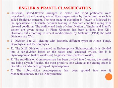 Engler And Prantl System Of Classification In Plant Taxonomy Pdf