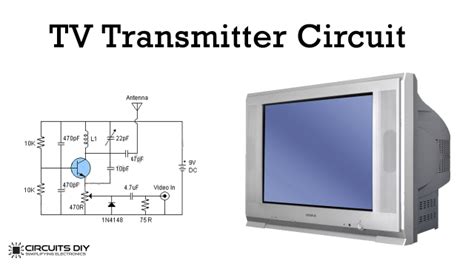 Simple RF Detector Circuit Using Transistors Video Transmitter Transistors Transmitter