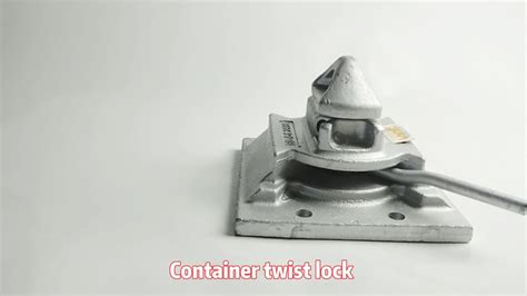 Bolt On Twistlock Bottom Dovetail Iso Shipping Container Twist Lock Casting Steel For Lashing