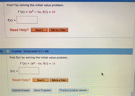 solved find f by solving the initial value problem