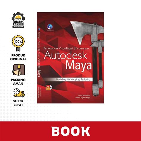 penerapan visualisasi 3d dengan autodesk maya modelling uv mapping