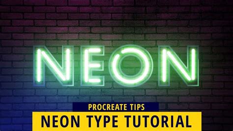 How To Create A Neon Effect In Procreate Updated Tutorial