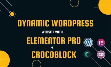 build dynamic website with elementor pro and crocoblock by abdullah