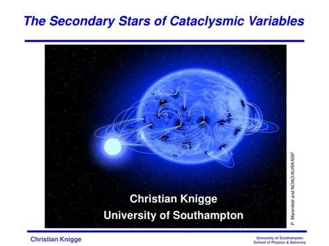 Ppt The Secondary Stars Of Cataclysmic Variables Powerpoint Presentation Id 9265990