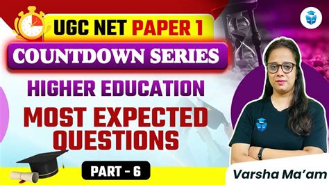 Ugc Net Paper 1 Higher Education Most Expected Questions Mcqs Ugc