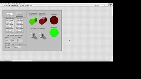 explicacion del funcionamiento del panel frontal labview youtube