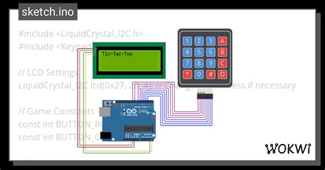 Tic Tac Toe Wokwi Esp32 Stm32 Arduino Simulator