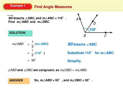 Ppt Sec 3 3 Angle Addition Postulate And Angle Bisector Powerpoint