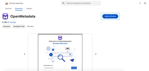 OpenMetadata Chrome Extension