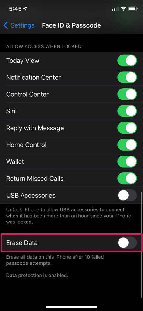 How To Set Iphone To Erase Automatically After Failed Passcode Attempts