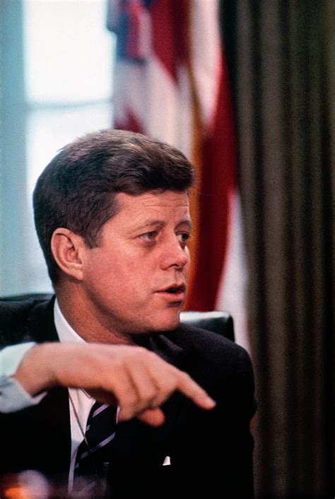 President John Fitzgerald Kennedy Photograph By Paul Schutzer Fine