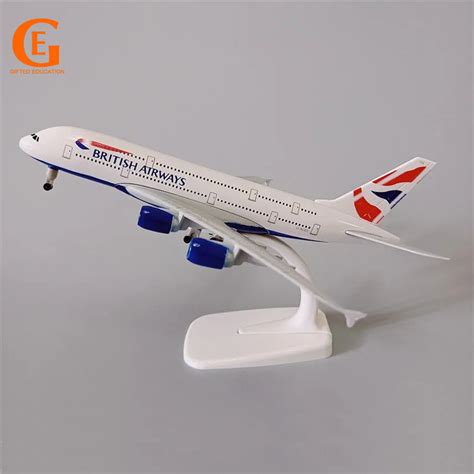British Airways Airbus 380 Aircraft Model Diecast Alloy A380 Airplane