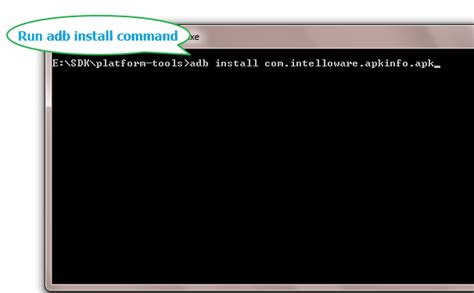 Installuninstall App In Emulator Avd Of Android From Command Prompt