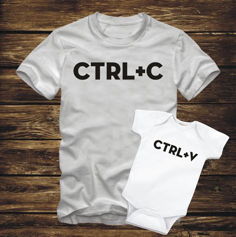 MATCHING Pc COPY PASTE Ctrl C Ctrl V Parent Fathers Day Etsy