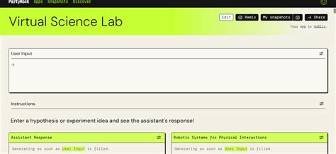 Virtual science lab | Devpost