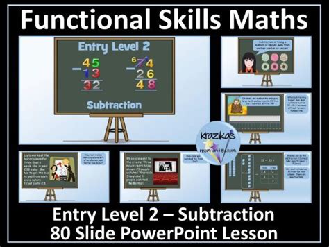 Functional Skills Maths Entry Level 2 Subtraction Teaching Resources