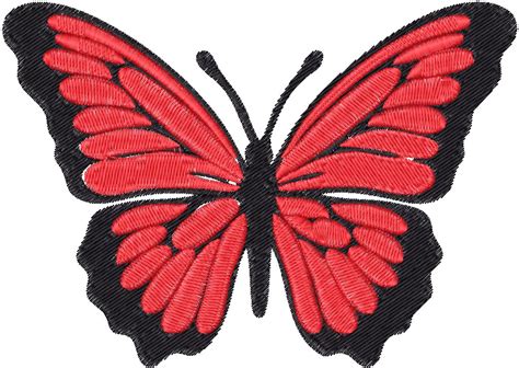 Butterfly Embroidery Design 3 Sizes Machine Embroidery Design