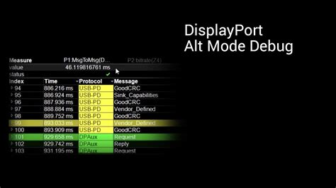 DisplayPort Alt Mode Debug YouTube