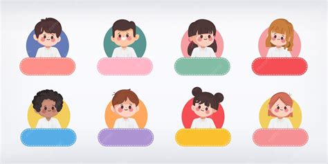 Étudiant En Dessin Animé Mignon Avec Bannière Du Profil De Létudiant
