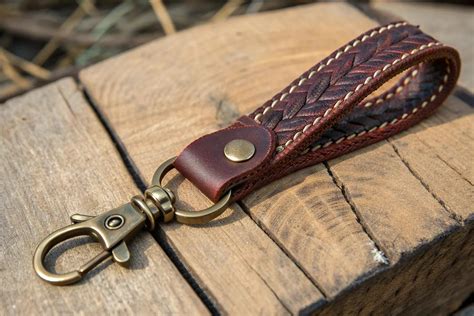 20 Stylish Leather Keychain Ideas Youll Love