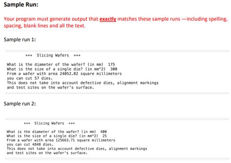 Solved Using Python Please Recreate The Two Sample Runs As