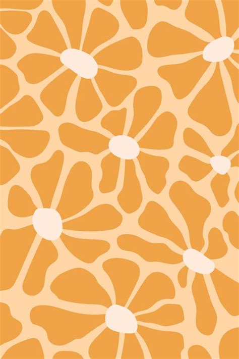 Bold Colourful Flower Pattern Toiles De Peinture Fond Decran Dessin