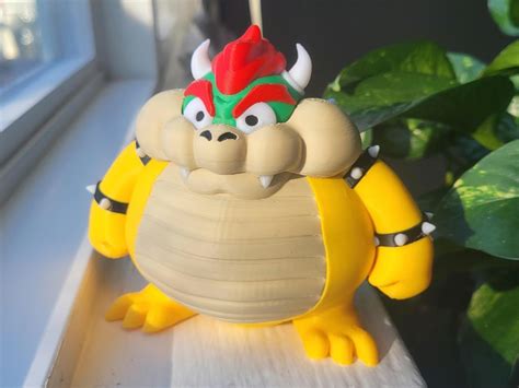 Fat Bowser 3d Print Etsy