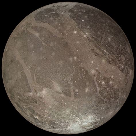 3d Photorealistic Ganymede Model