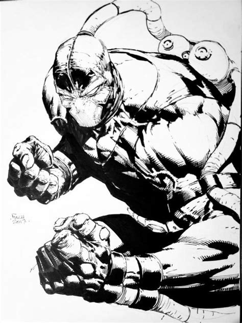 Bane Drawing In Pencil