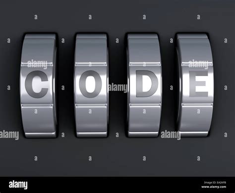 Image Of Security Password Combination Alphabet Concept 3d
