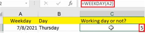 how to get the number of weekdays or workdays between two dates