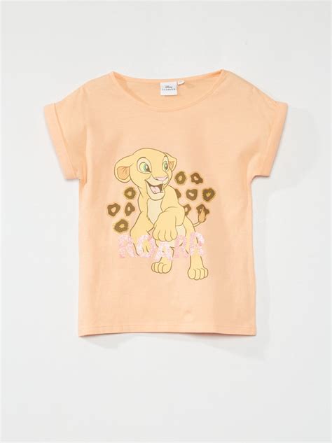 T Shirt Nala De Leeuwenkoning Disney Koraalrood 900€ Kiabi