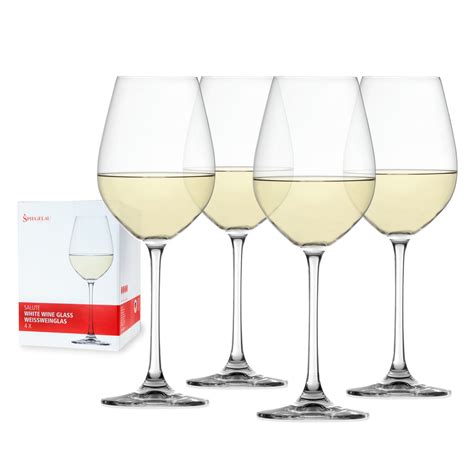 Spiegelau Salute 164 Oz White Wine Glasses Set Of 4 Drinkware