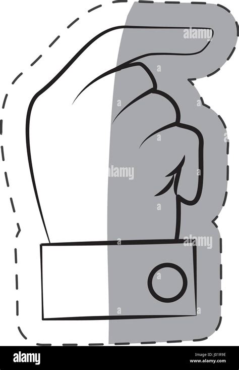 Hand Male Expression Signal Stock Vector Image And Art Alamy