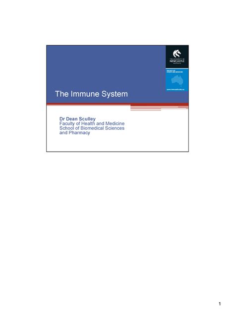 lecture 13 the immune system warning unimplemented annotation type