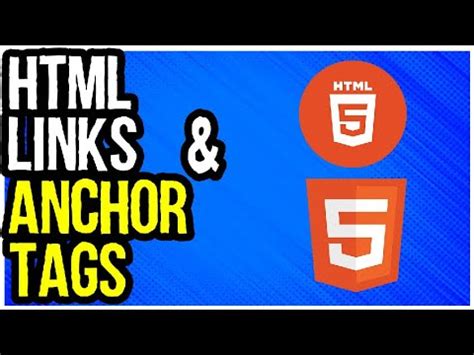 Mastering HTML Links and Anchor Tags: Navigate the Web Like a Pro🌐🚀 | Introduction To HTML ...