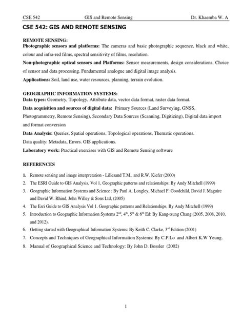 gis and remote sensing notes class 2021 pdf image resolution infrared