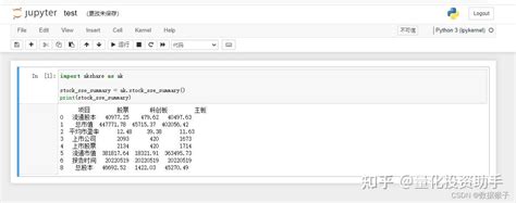 【从零开始玩量化2】jupyter notebook python交互式笔记本 知乎