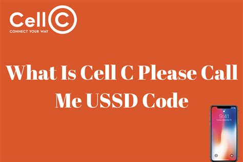 what is cell c please call me ussd code