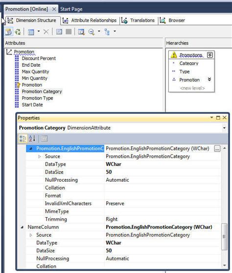 Ssas Changing A Source Table And A Data Source View