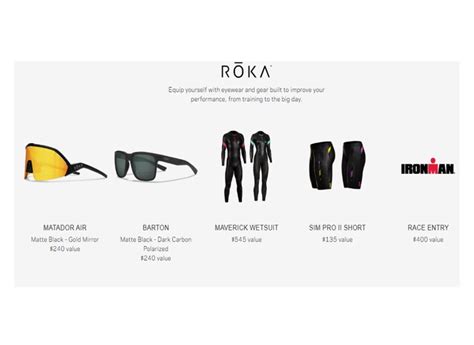 Roka Ultimate Triathlon Package Giveaway Win Ironman Event Entry And Gear