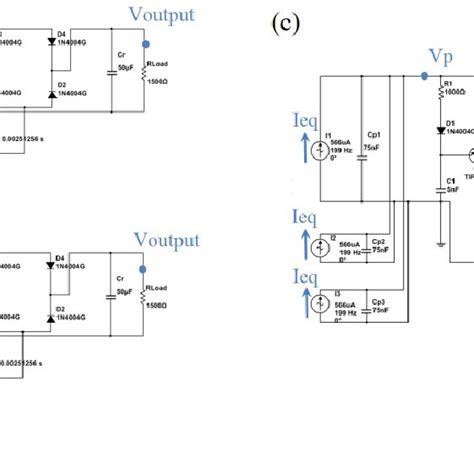 circuit designs of a conventional p sshi b conventional s sshi and