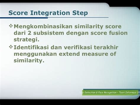 Face Detection And Face Recognition [teori Informasi 2011]
